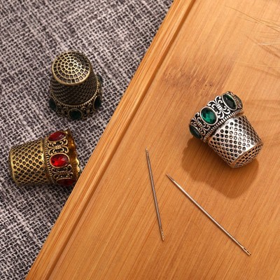 Diamond-encrusted Embroidery Finger Protector Embroidery | eBay