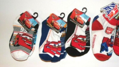 Cars and Transformers Toddler Boys 3pk Socks Sizes 6-8 or 6-8.5 NWT | eBay