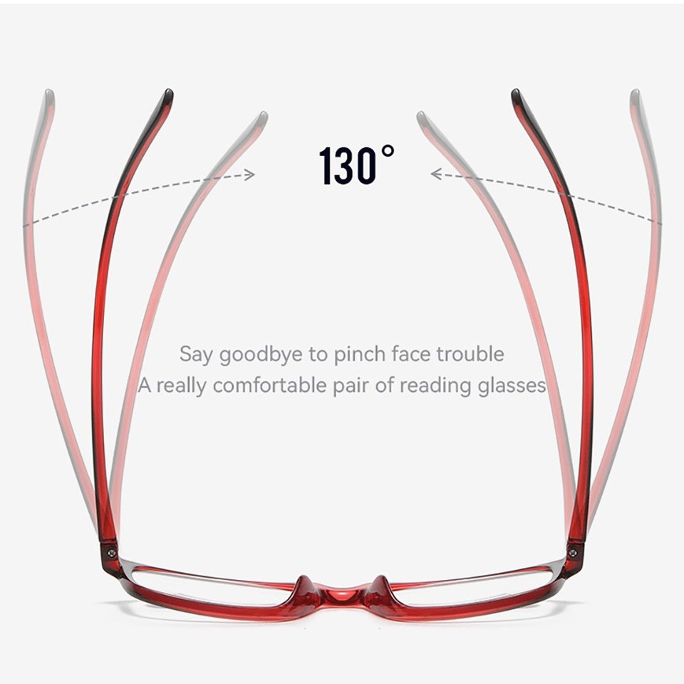 4 PACK Trendy Reading Glasses Gradient Frames Reader Anti Blue Light ...