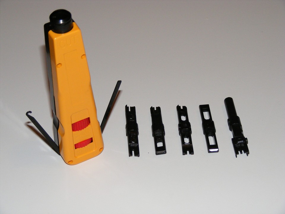 110 & 66 block punch down impact tool cat 6 bix blade | eBay