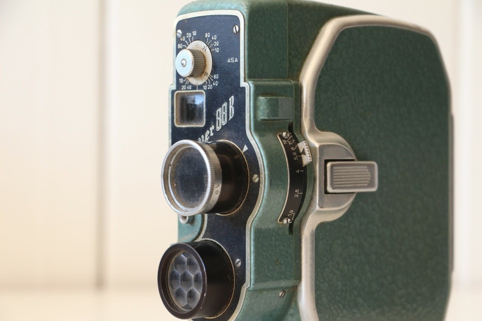 Bauer 88B ~ 8mm Film / Movie / Cinema / Camera ~ With Case and Extras ...