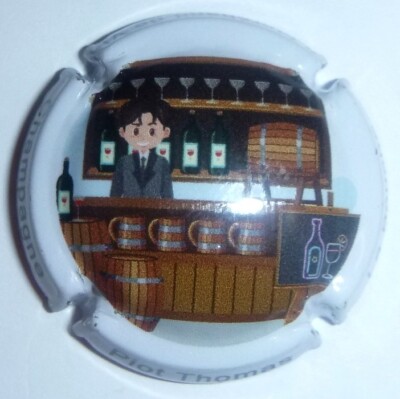 Capsule de Champagne: Piot Thomas , Le marchand de vin , n°8a | eBay