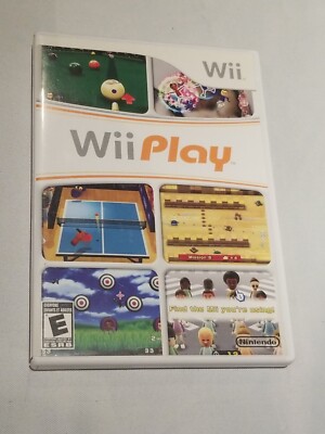 Wii Play Game (Wii, 2007) Fishing,Billiards Shooting Range Free ...