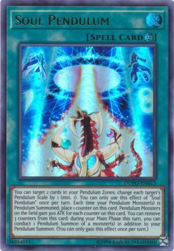 Soul Pendulum - DUPO-EN013 - Ultra Rare - Unlimited Edition NM YuGiOh ...