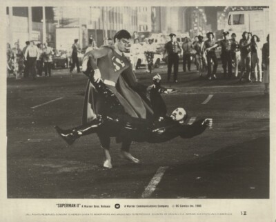Superman 2 Christopher Reeve Terence Stamp fight scene Original 8x10 ...