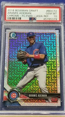 Aramis Ademan - 2018 Bowman Draft Chrome Asia Refractor PSA 10 | eBay