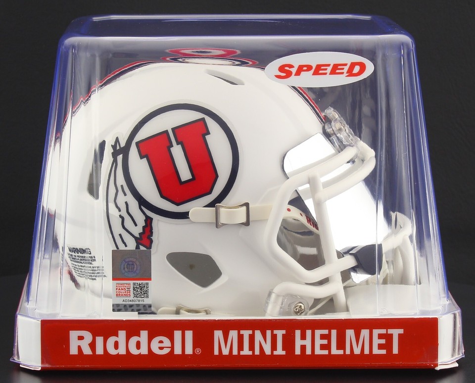 UTAH UTES NCAA Riddell SPEED Mini Football Helmet | eBay