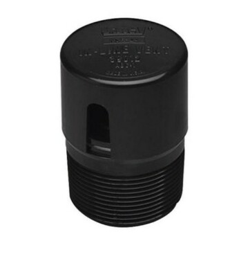 ABS 1-1/2 AUTOMATIC Spring Loaded Cheater Vent Prevents Sewer Gas From ...