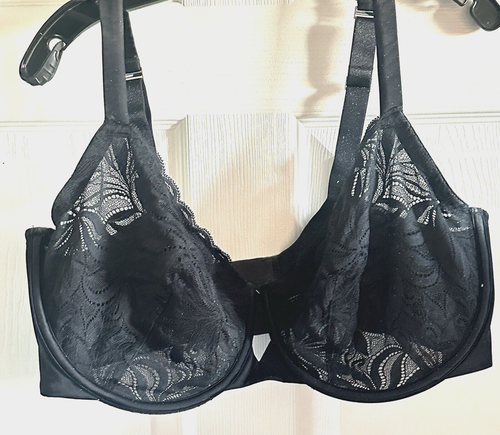 Bare Necessities Bra Black 42DDD A10086 Underwire Lace Cups | eBay