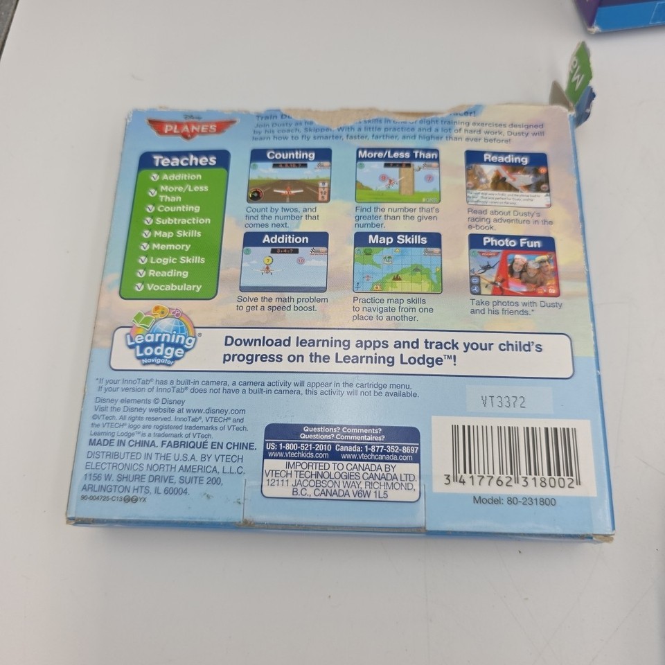 New Lot of 5 Vtech InnoTab Learning Game Disney and Nickelodeon Turtles ...