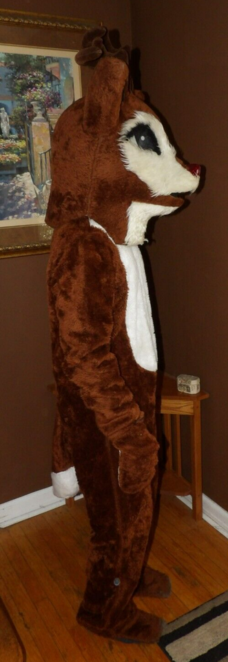 VTG Adult Professional Rudolph Red Nosed Reindeer Full Body Halloween ...