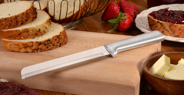 Rada Oak Block Set S58 - 7 Kitchen knives, 13 slot Block USA made ...