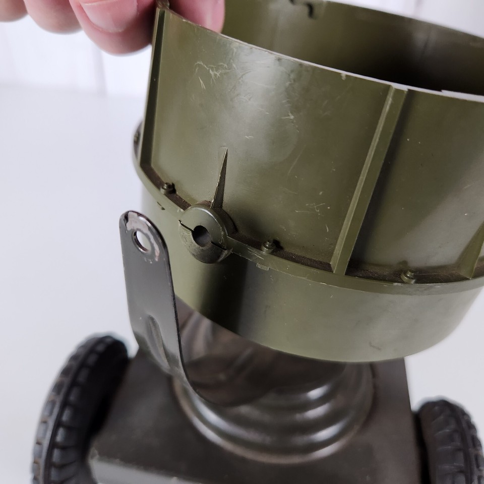 Vintage 1950s Marx Lumar Covered Army Transport Truck And Spotlight ...