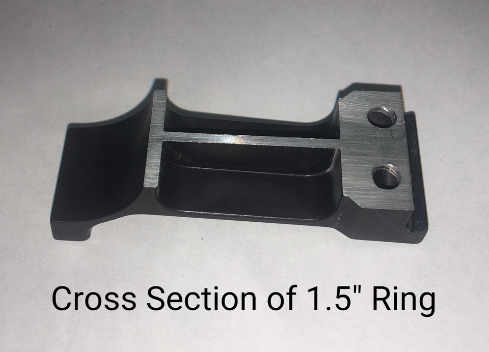 Scope Rings - 11mm and 3/8" Dovetail fit Anschutz , CZ 452 455 457, 1 ...