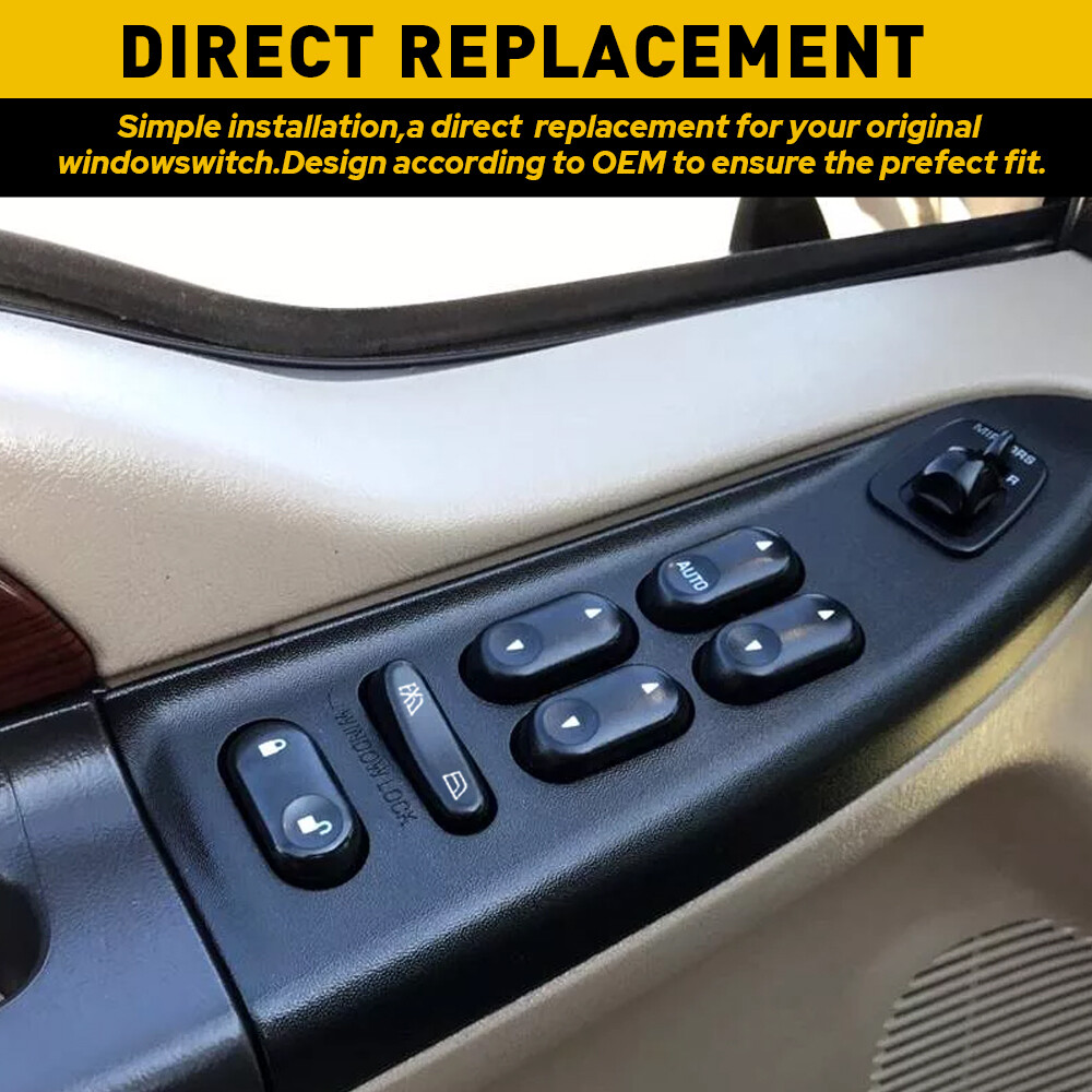 Master Power Window Switch 02-07 Ford F250 F350 F450 F550 Super Duty ...