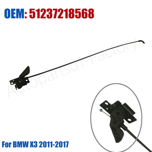 Car Engine Front Hood Release Control Cable Fit For 51237218568 BMW X3 ...