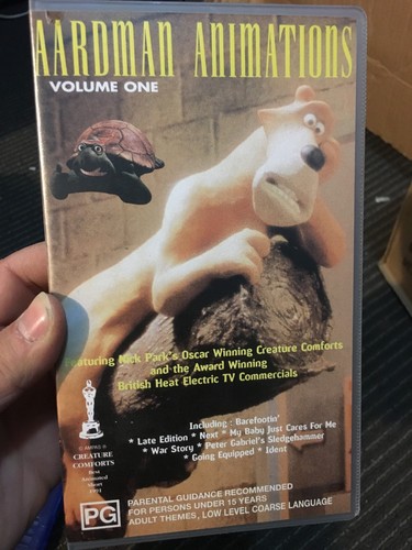 Aardman Animations Volume 1 VHS TAPE (animated shorts) rare | eBay