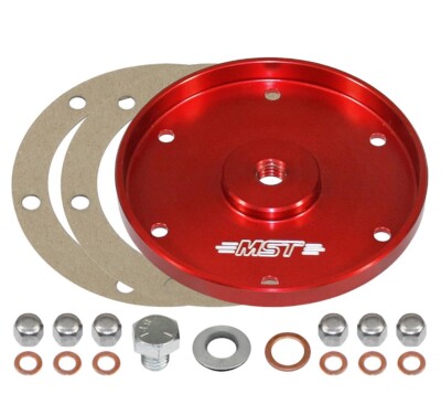 MST BILLET OIL SUMP COVER PLATE ANODIZED RED FITS VW T-1 BUG T-2 BUS ...