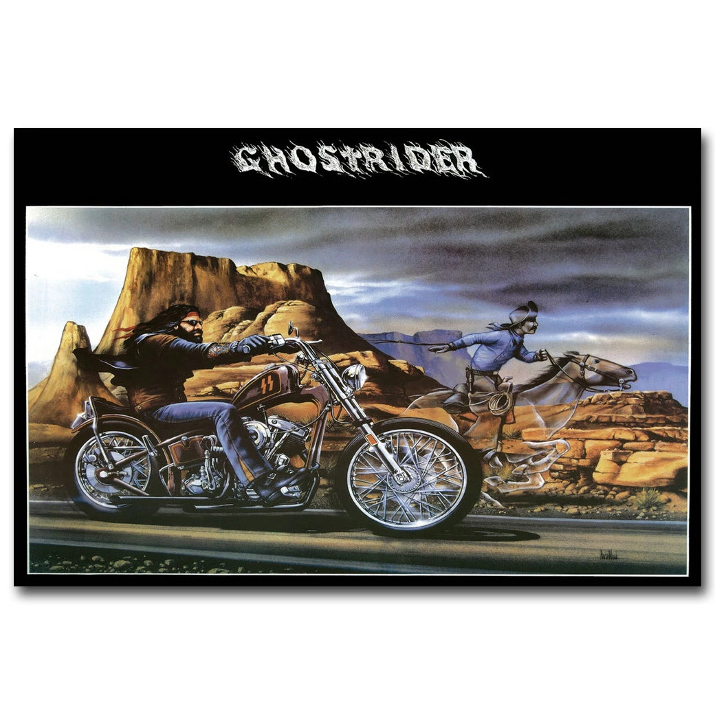 Ghost Rider Poster David Mann