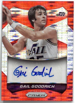 Gail Goodrich signed 2014-15 Panini Prizm Red Pulsar Basketball Card ...
