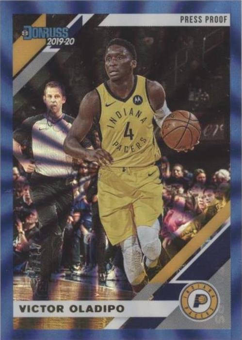 2019-20 Panini Donruss - Victor Oladipo #82 Press Proof Blue Laser /49 ...