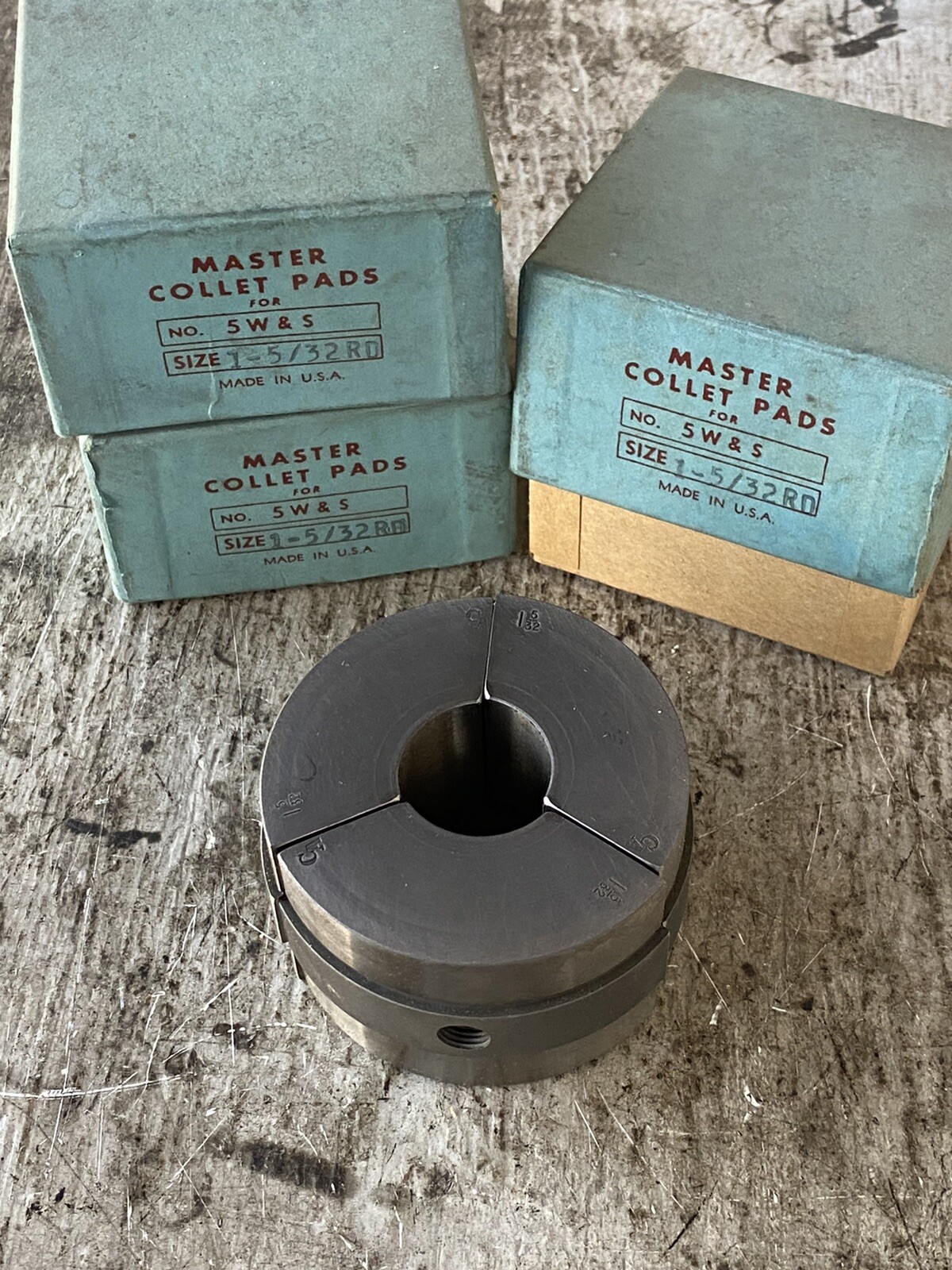 WARNER & SWASEY #5 COLLET PADS ROUND 1-5/32" | eBay