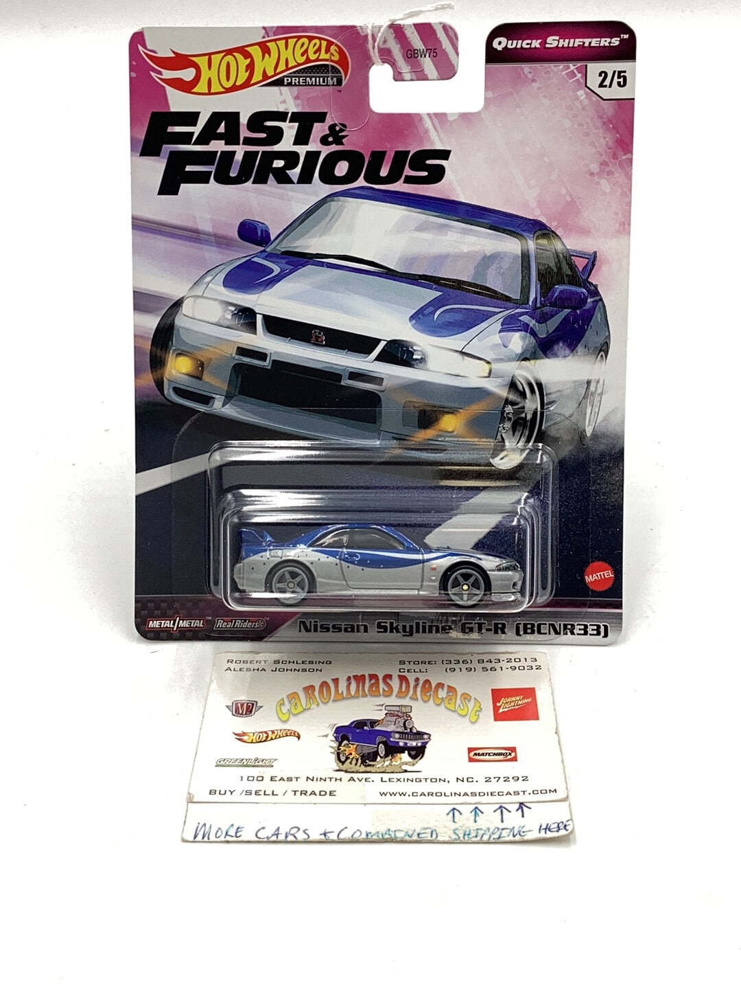 Hot wheels premium fast and furious Quick Shifters Nissan skyline GT-R ...