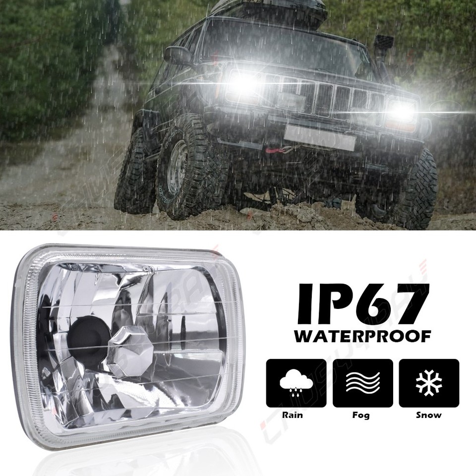 For Chevy Express 1500 2500 3500 Astro Cargo Van 5x7 7x6 LED Headlight ...