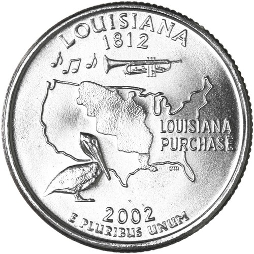2002 P State Quarter Louisiana Gem BU CN-Clad US Coin | eBay