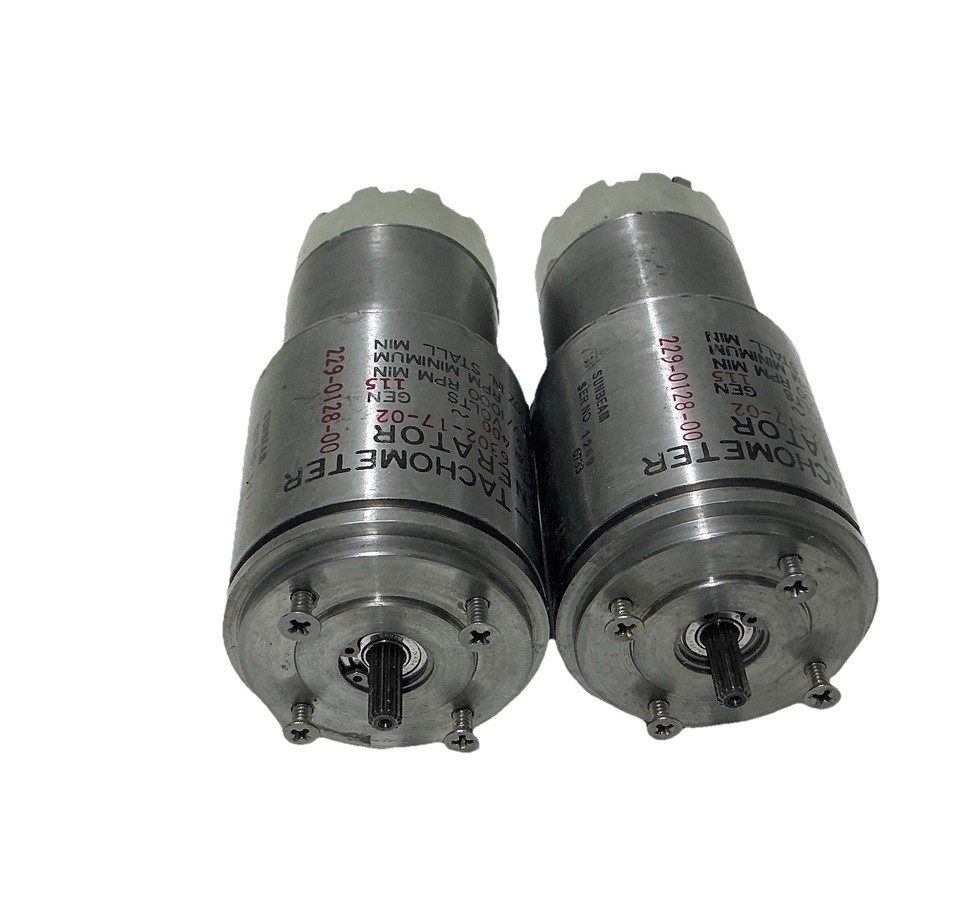 TWO SUNBEAM MOTOR TACHOMETER GENERATOR NSN 229-0128-00 - UNUSED# | eBay