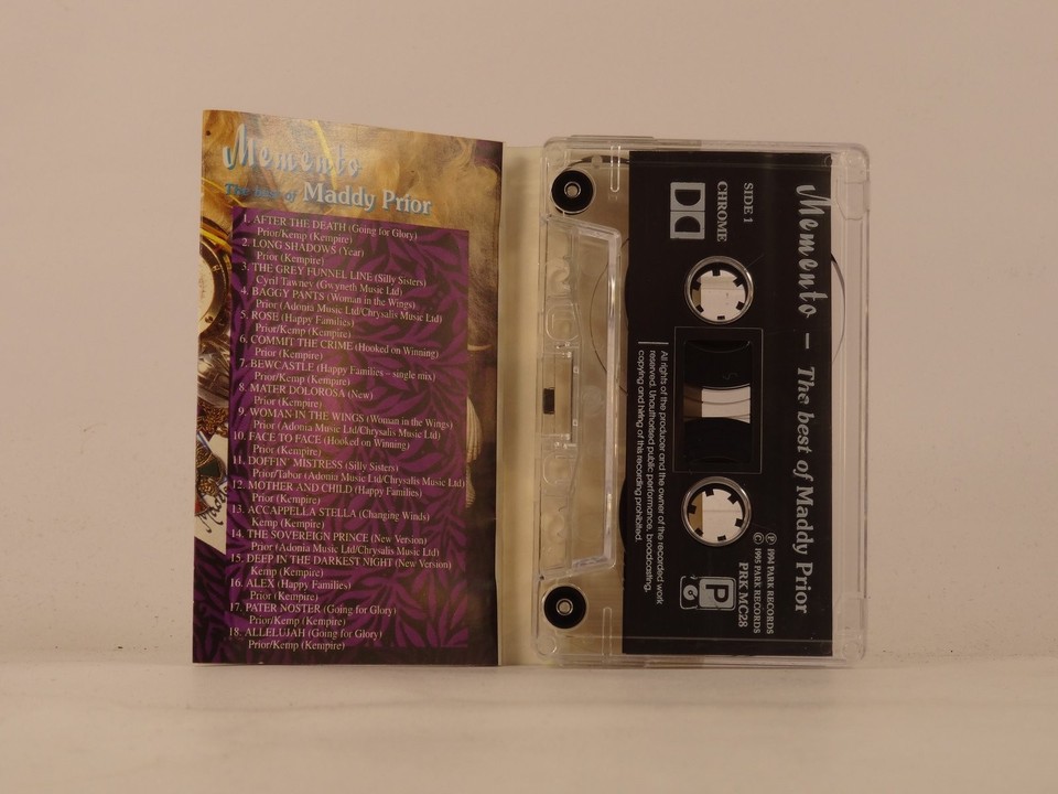 MADDY PRIOR MEMENTO (THE BEST OF) (83) 18 Track Audio Cassette PARK ...