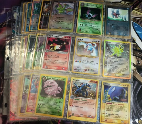 🫧Vintage Pokemon Collection Lot Binder Lugia + Jolteon.NM-LP.🔥Crispy!🤌 ...