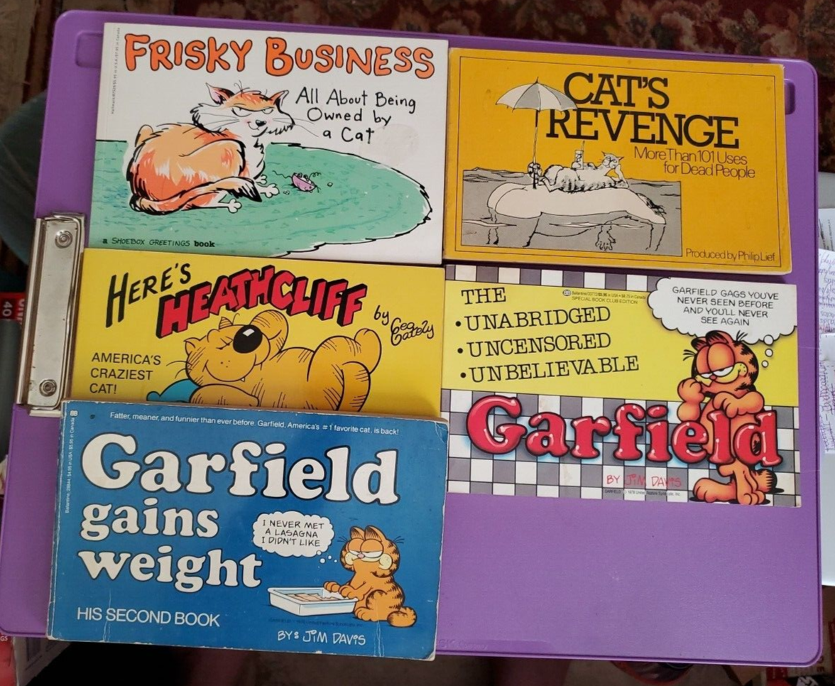 Garfield And Heathcliff By GARFILED BOOKS/ CHOOSE From Heathcliff