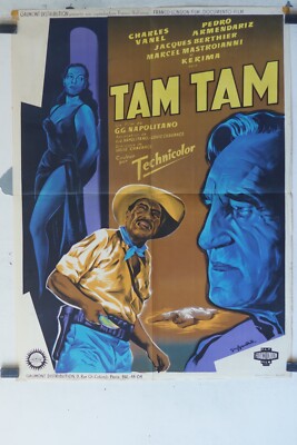 TAM TAM MOVIE POSTER ORIGINAL(60X80) Charles Vanel , Marcello ...