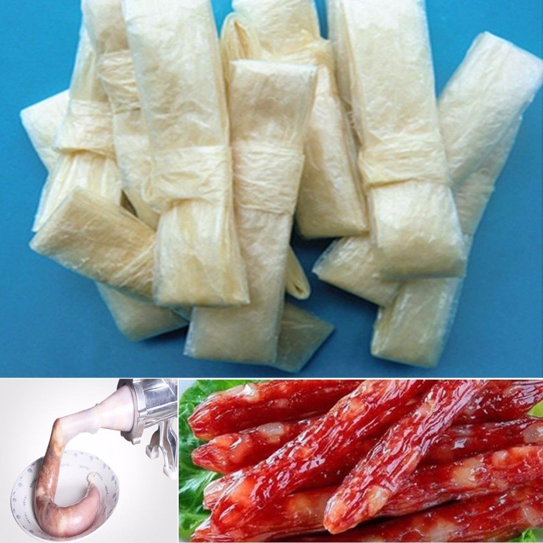 10pc/bag Dry sheep casing natural sheep Sausage cover,Sausage skin 2.6m ...