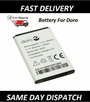 100% Brand new Battery for Doro Phone Easy 6520 508 509 530X 6030 | eBay UK