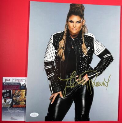 WWE NXT Beth Phoenix Autographed 11x14 Photo D Signed Wrestlemania JSA ...