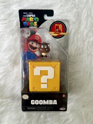 Super Mario Movie Goomba 1" Mini Figures Question Block Jakks Pacific ...