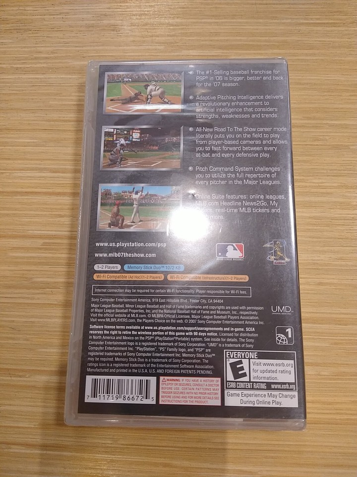 MLB 07 The Show | Sony PSP PlayStation Portable | MLB Baseball Game ...