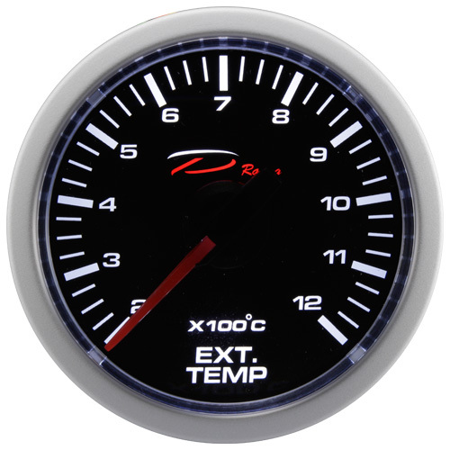 D Racing 52mm 2" Electrical Exhaust Gas Temp EGT Gauge Meter White LED ...