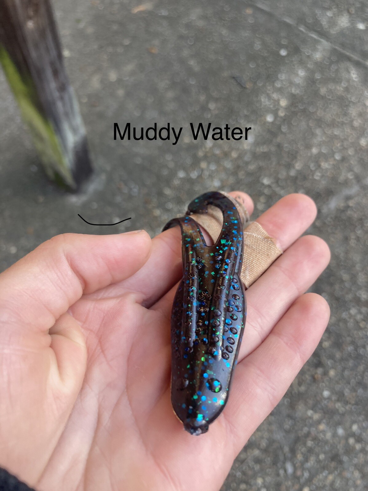 30 pack custom 4” frogs. color: Muddy water. These are perfect for top ...