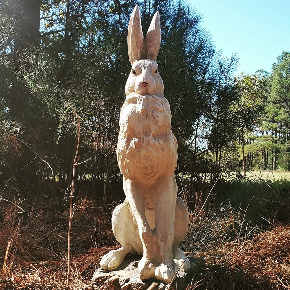 Large Sitting Rabbit | eBay