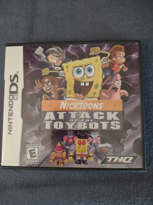 Nintendo DS - Nicktoons Attack Of The Toybots Complete in Box Authentic ...