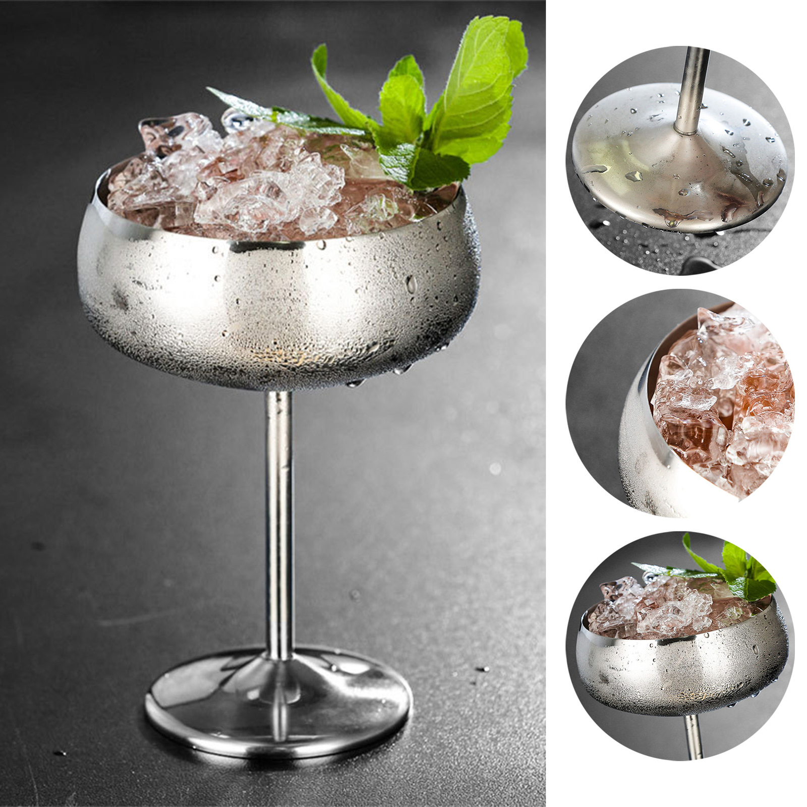 450ml Wine Glass Stable Drinking Container Creative Cocktail Cups Bar ...