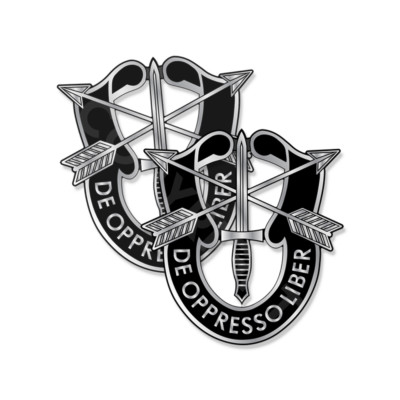 Army Special Forces Sticker Military Die Cut Decals - 2 Pack 5" tall ...