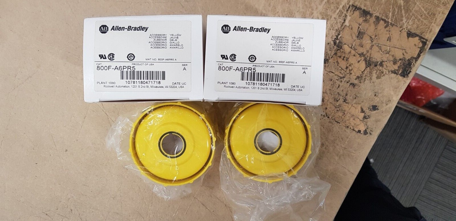 Allen Bradley 800F-A6PR5 SERIES A New: never used | eBay