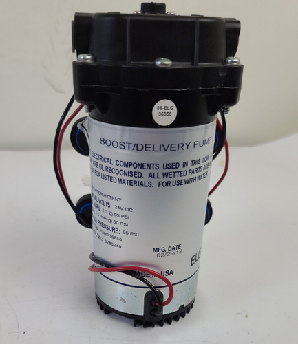 Elga Boost Delivery Pump 36858 24V 1.3A @ 95PSI Flow 1.6 l min @ 60PSI ...