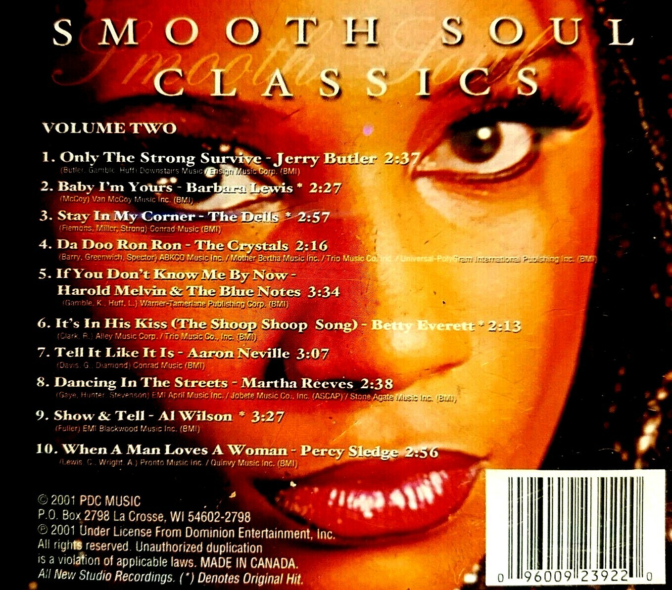 "Smooth Soul Classics" - "Volume 2" - Platinum Disc Corporation ...