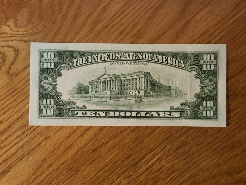 1995 $10 "STAR NOTE" GEM/UNC ST LOUIS #H04512460* | eBay