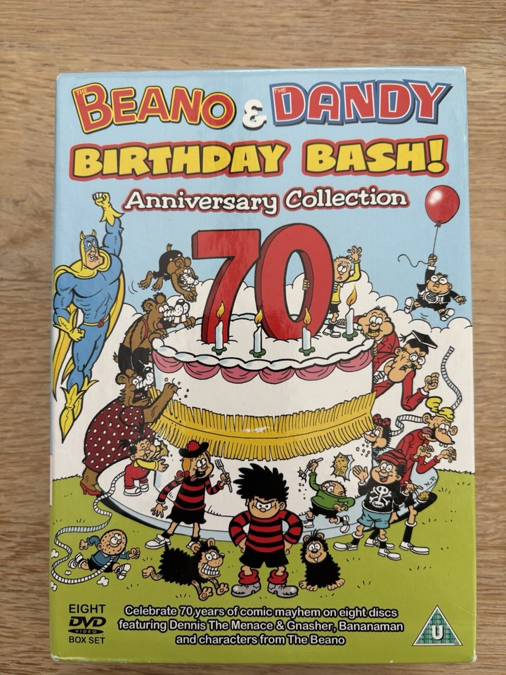 The Beano And The Dandy Birthday Bash 70th Anniversary Collection 8Dvds ...